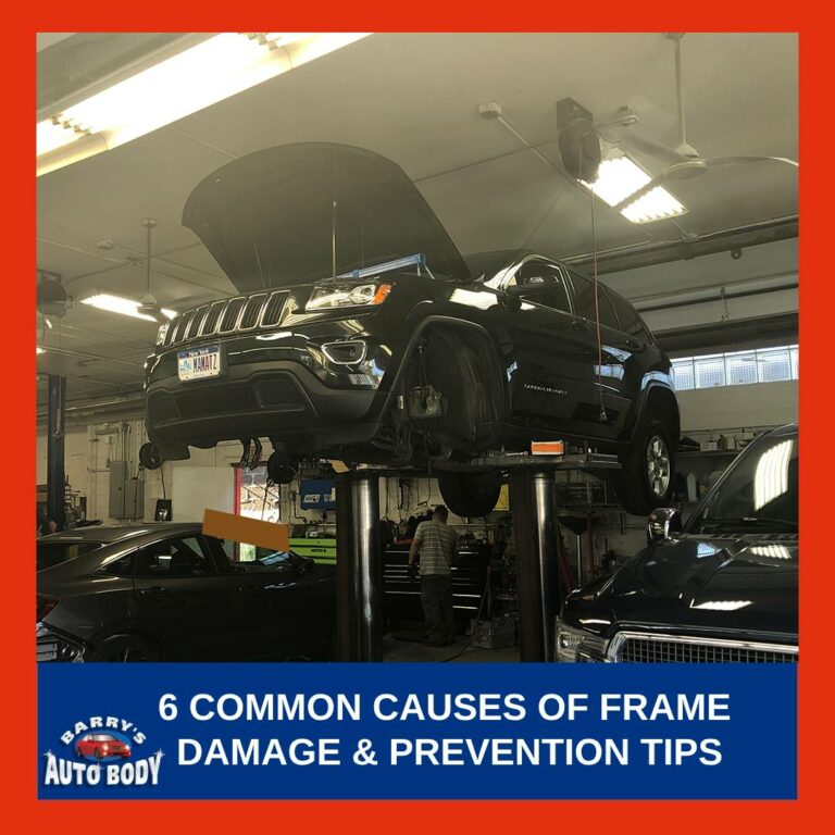 6 Common Causes of Frame Damage and How to Prevent Them – Barry's Auto Body