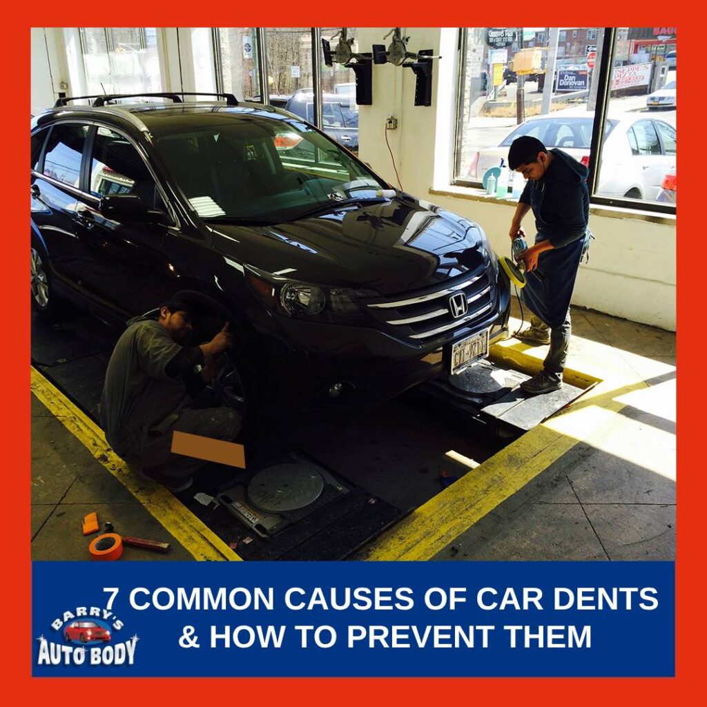 7 Common Causes of Car Dents and How to Prevent Them – Barry's Auto Body